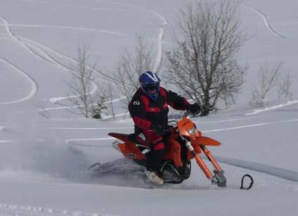 Carve your way through the snow with this bolt-on kit