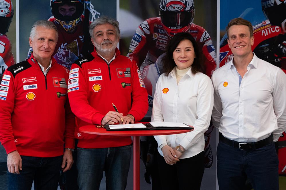 Ducati extend partnership with Shell for further three years