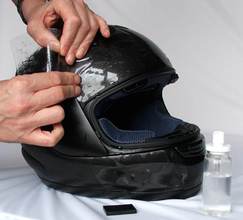 Helmet paint protection fitted free