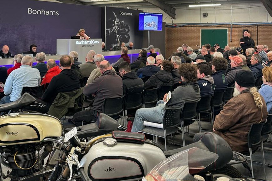 Bonhams Spring Stafford Motorcycle auction achieves £3 million in sales