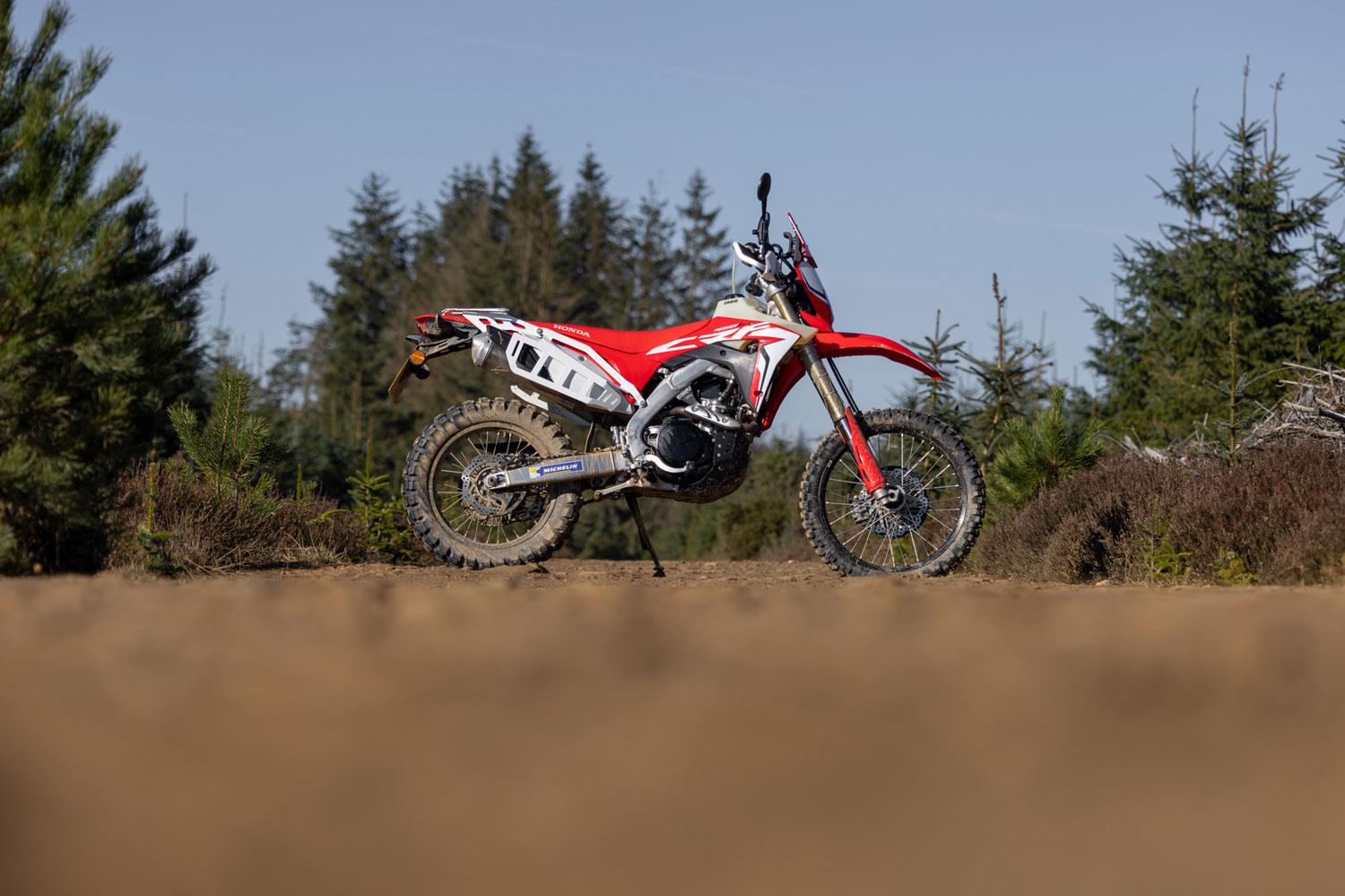 UK based Adventure Spec sell off tricked up Honda CRF450L