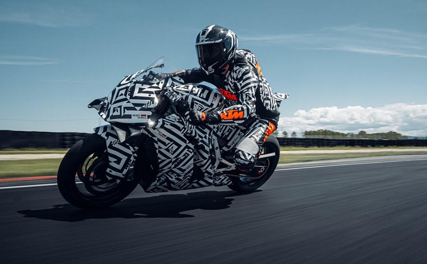 KTM reveal prototype 990RC R sports bike
