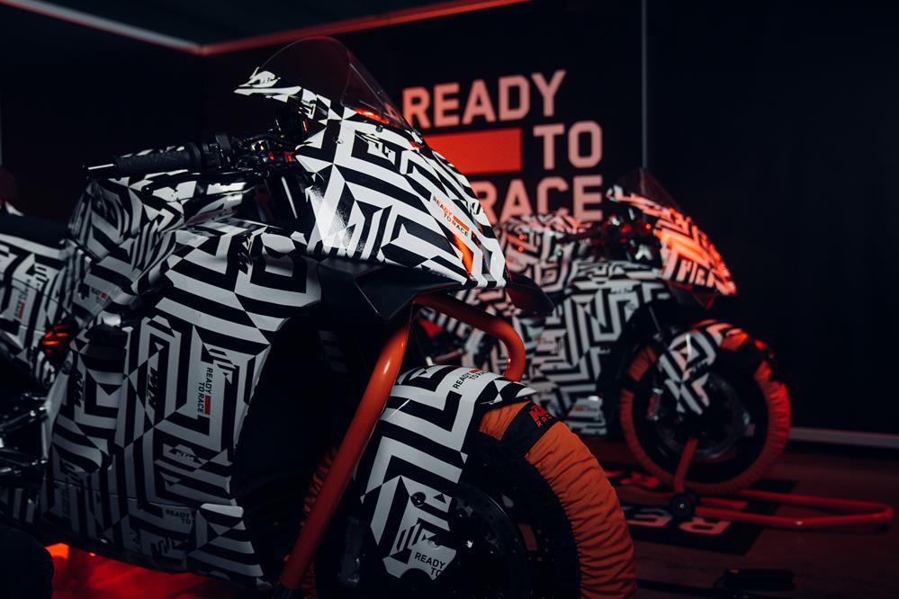 KTM reveal prototype 990RC R sports bike