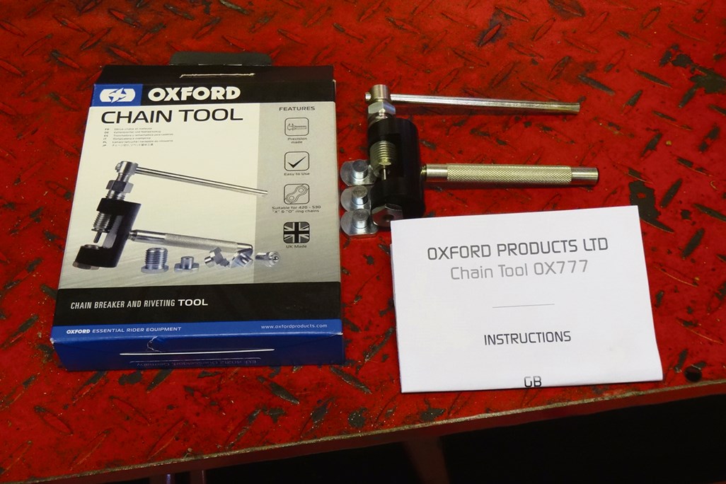 How to change your motorbike chain and sprockets at home