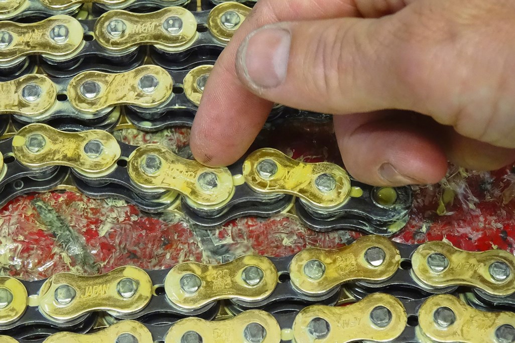 How to change your motorbike chain and sprockets at home