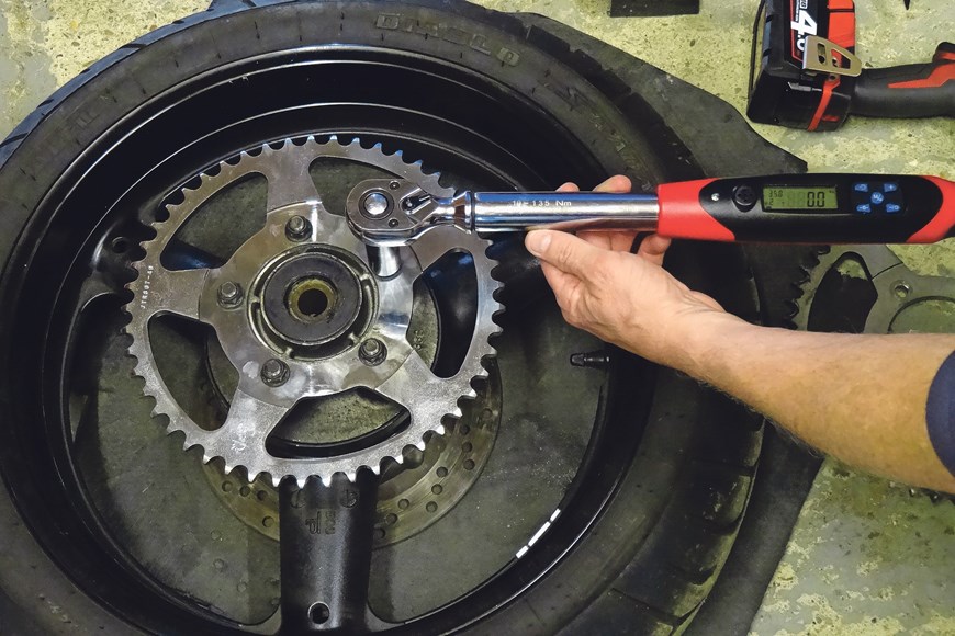How to change your motorbike chain and sprockets at home
