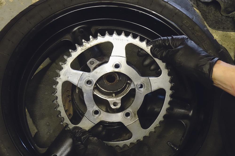 How to change your motorbike chain and sprockets at home