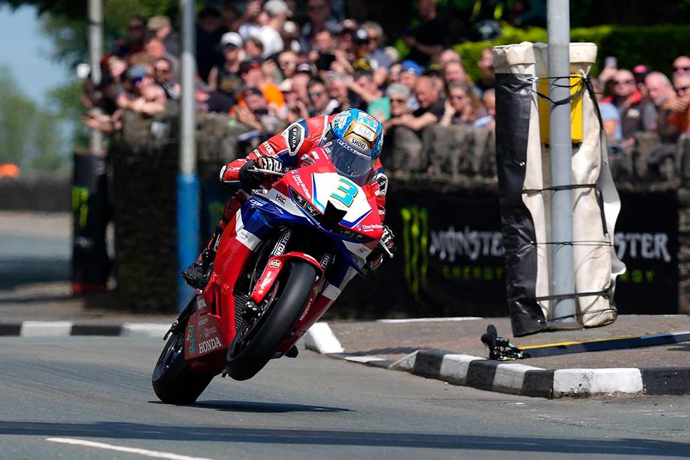 Isle of Man TT 2024: Michael Dunlop claims historic 26th victory in Supersport opener