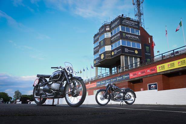 BMW restore 1937 255 Kompressor twin-cylinder race bike
