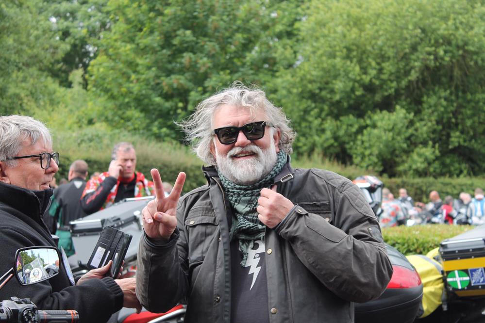 Thousands of bikers ride out in massive Dave Myers tribute