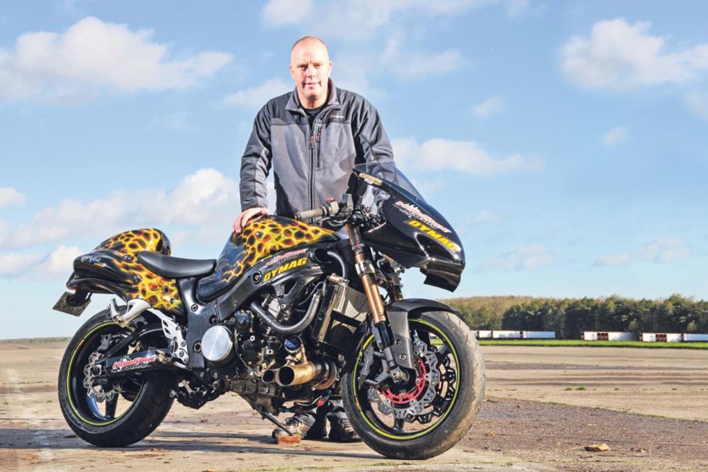 Kawasaki-backed stunt rider aims for new speed record dragged behind a ...