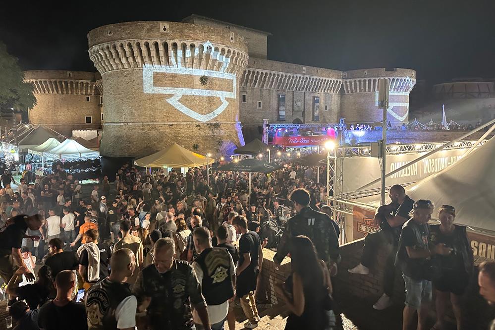 Thousands of H-D fans gather for 30th HOG Rally Senigallia