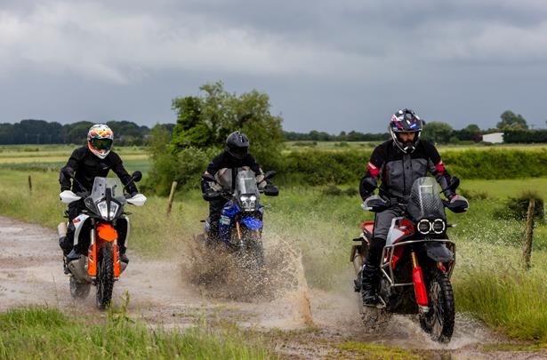 Hardcore adventure motorcycle group test
