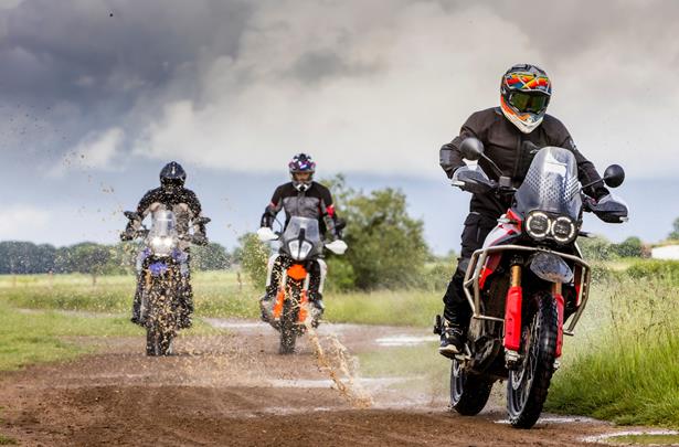 Hardcore adventure motorcycle group test