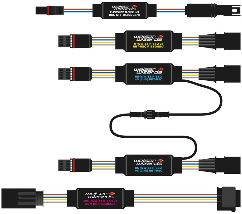 Be seen with Weiser Motorcycle lighting