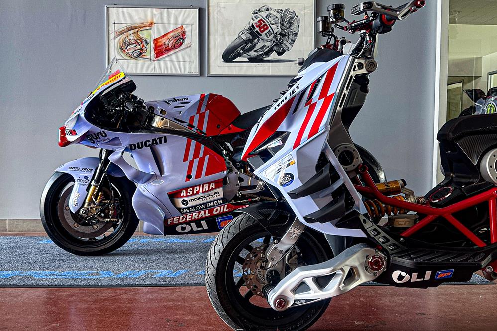 Italjet Dragster scooter gets MotoGP style Gresini replica