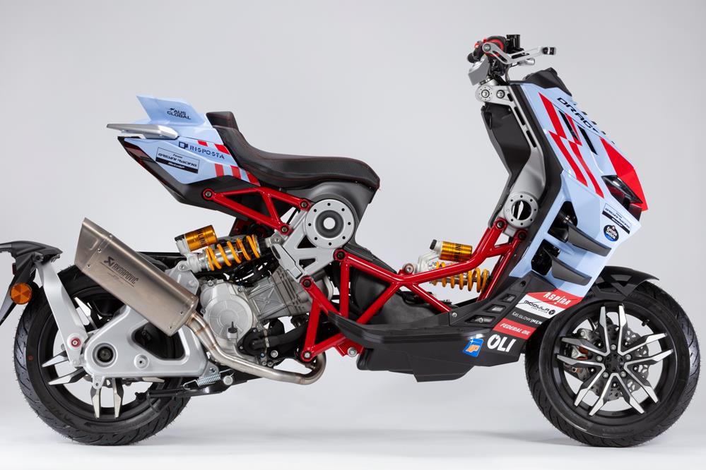 Italjet Dragster scooter gets MotoGP style Gresini replica