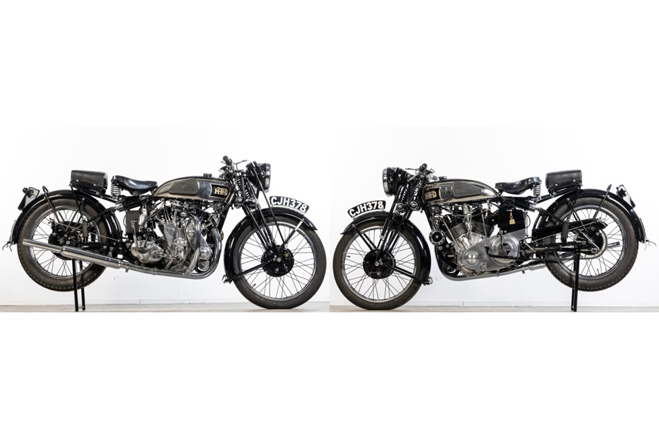 Oldest complete Vincent Rapide Series-A up for auction