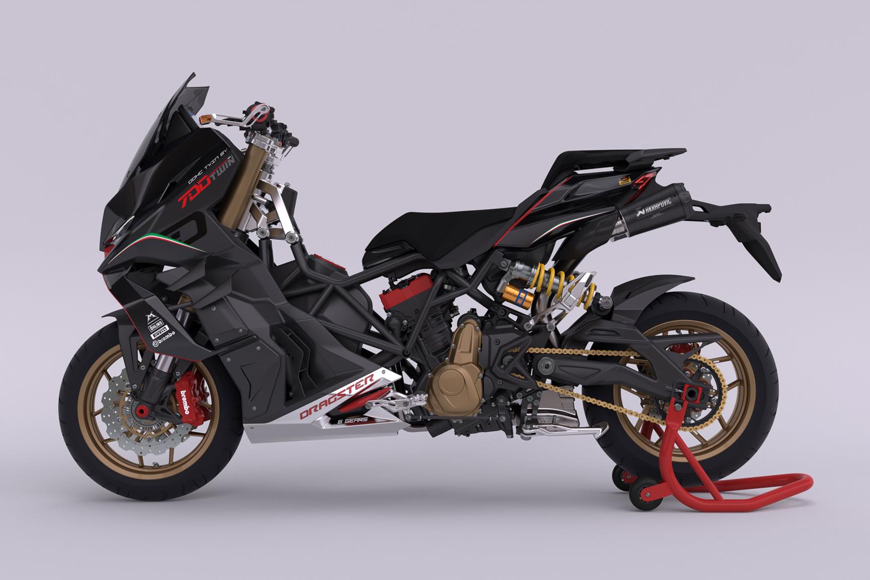 Italjet launch 68bhp twin-cylinder Dragster 700 scooter