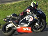 Aprilia’s four-stroke RS3 racer tested for first time