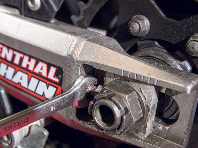 How to look after a motorbike chain and extend its life
