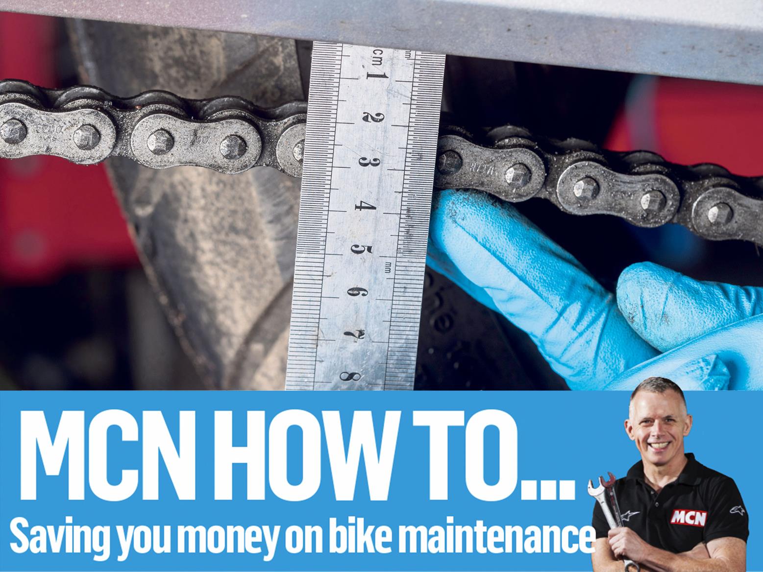 How to look after a motorbike chain and extend its life