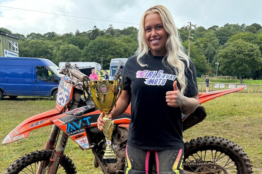 Motocross champ establishes all female motocross academy