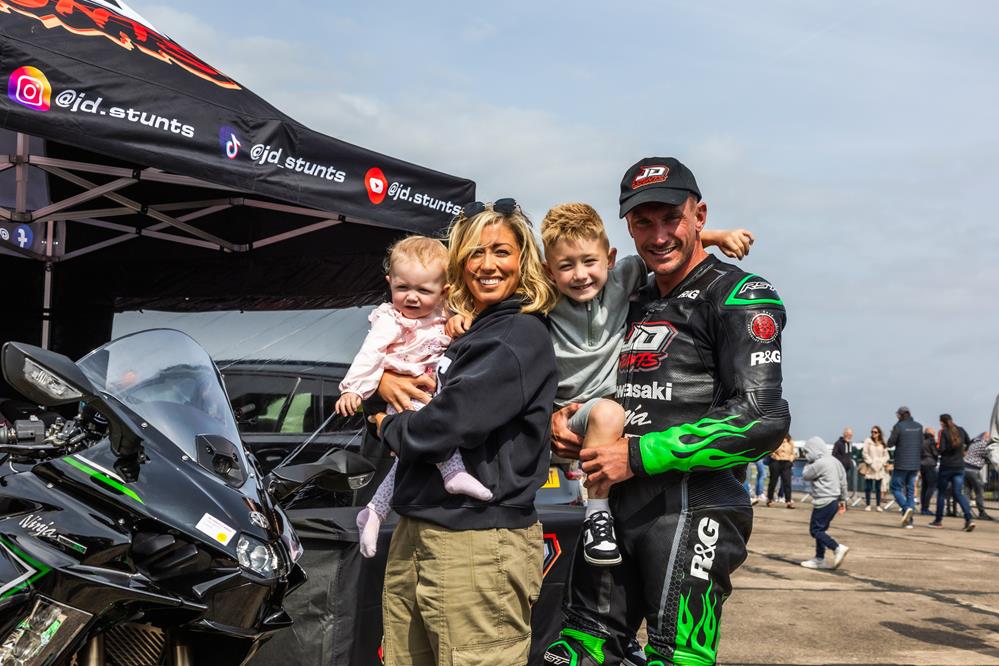 New speed record set for being towed behind a motorcycle