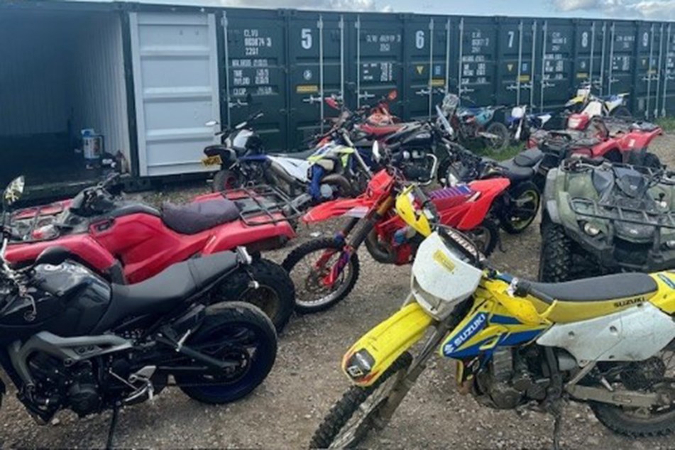 Police seize stolen bikes from containers in Middlesbrough