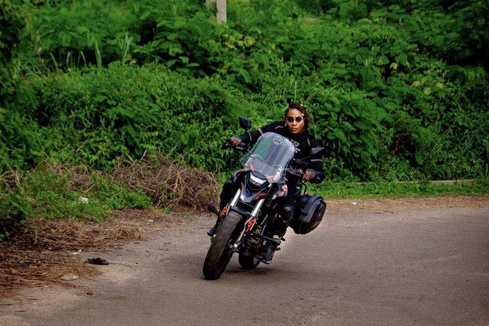 Udoh Ebaide Joy completes record breaking ride across Africa