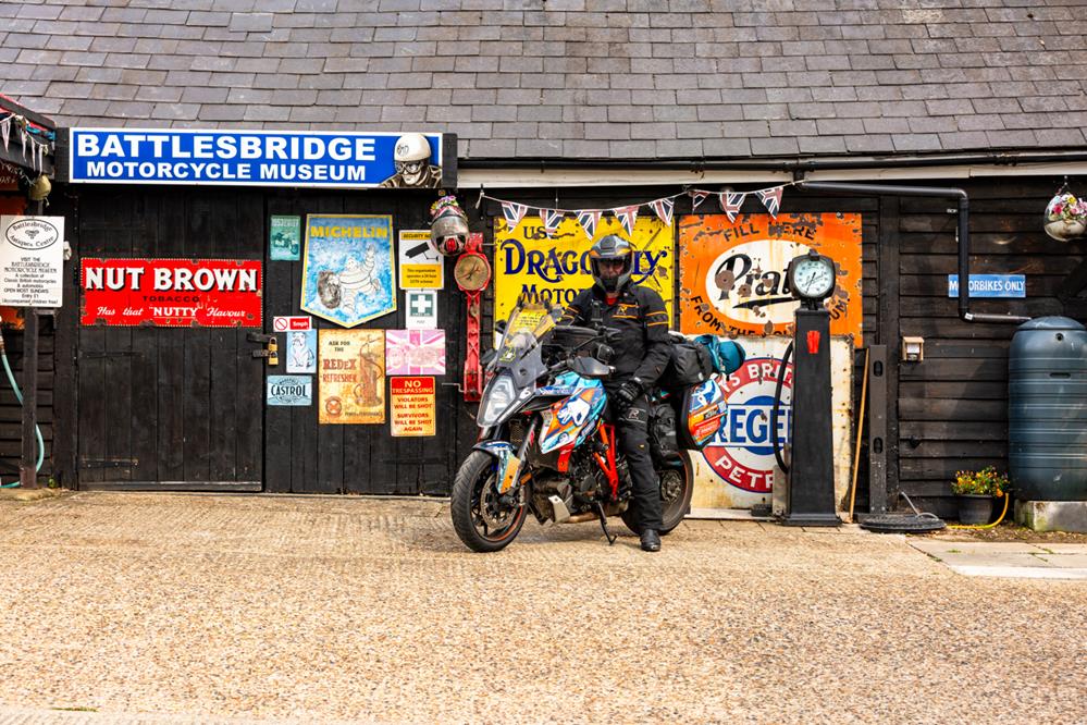 Motorcyclist tackles 5000-mile mental health charity ride