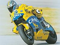 Biaggi beats Rossi’s best in first GP test