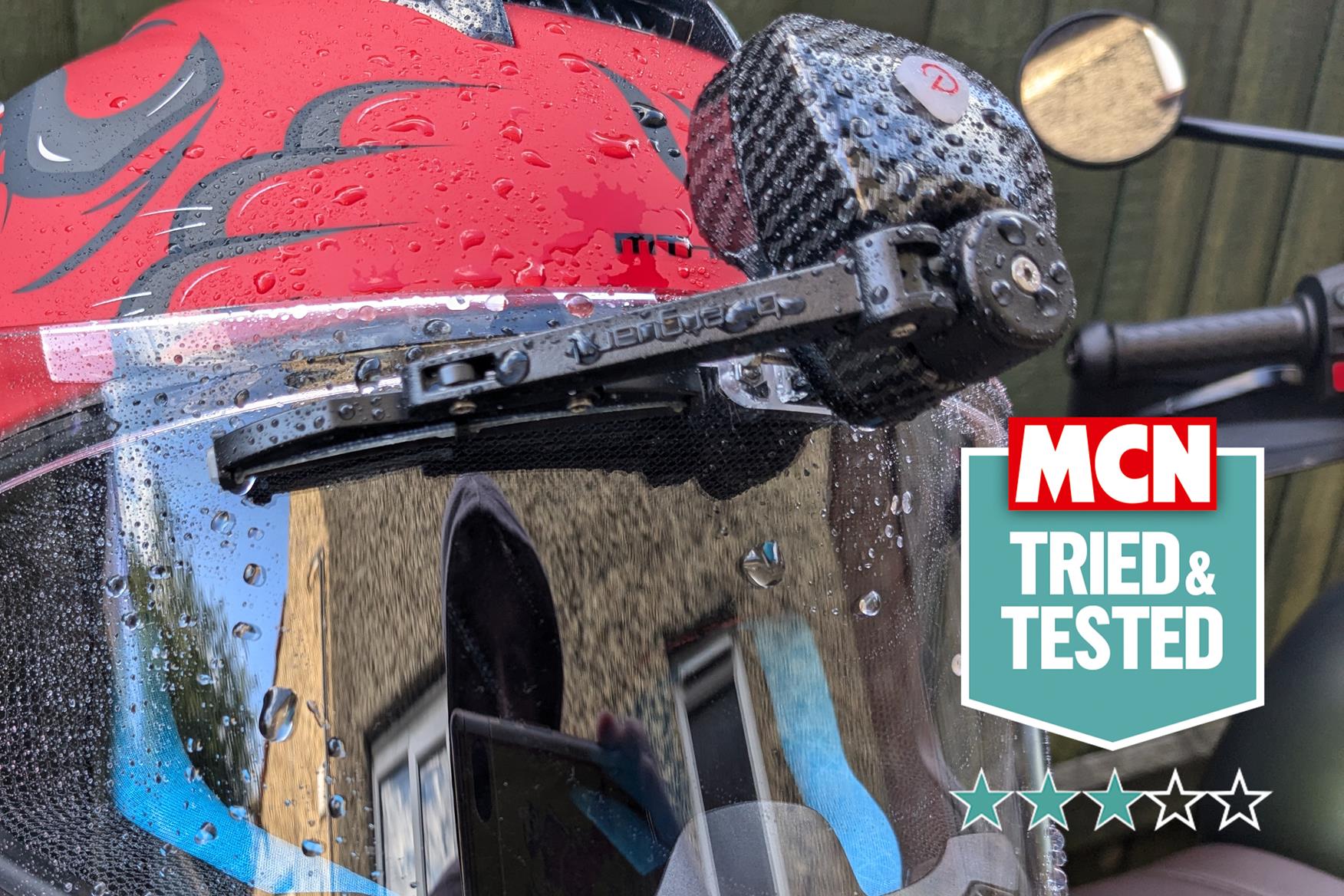 Bikerguard visor wiper review - “Best product I don’t need”