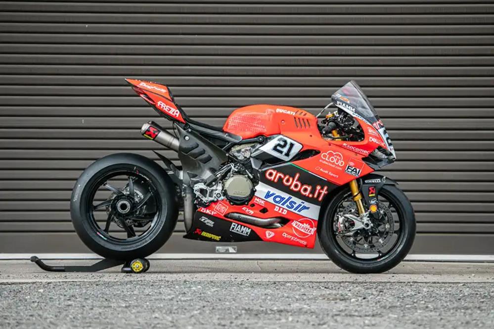 Former Ducati WSBK Panigale for sale with Iconic Auctioneers