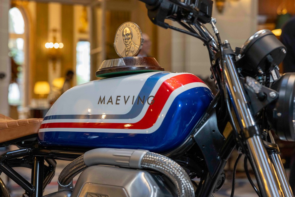 Maeving awarded Simms Medal by the Royal Automobile Club