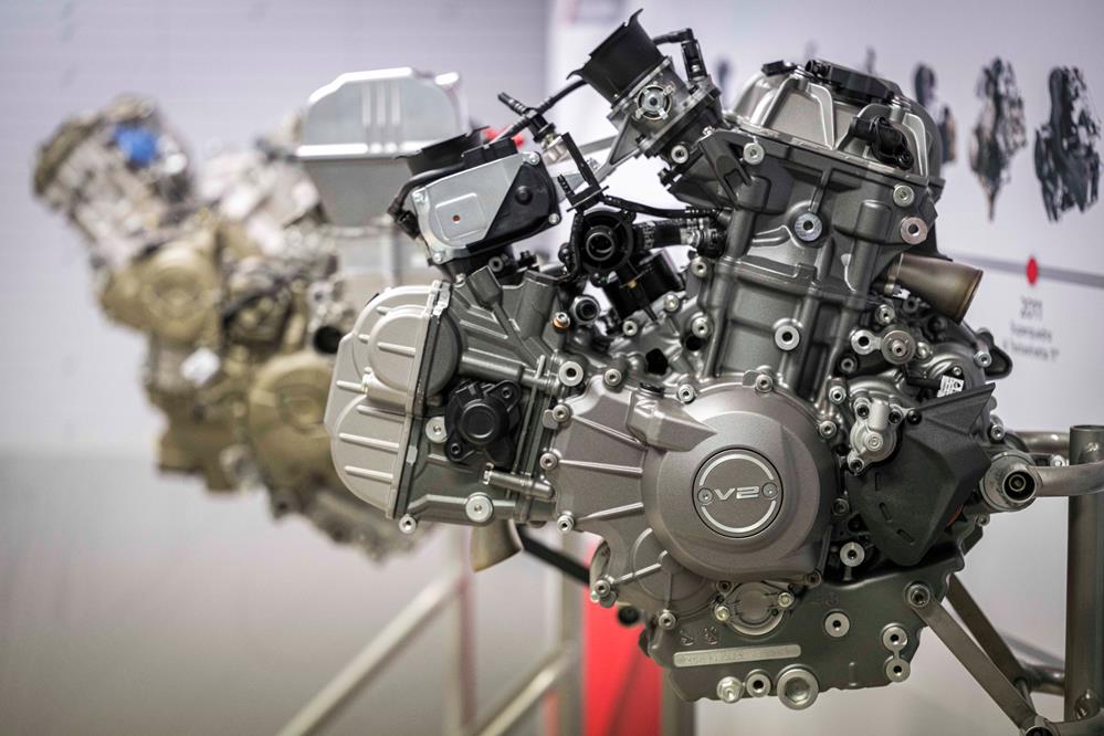 Ducati launch lightest-ever V2 engine for new model range