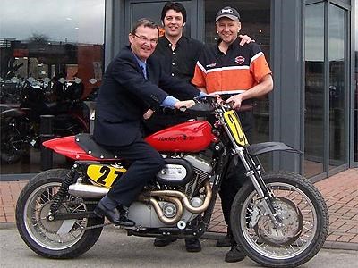 Harley Supermoto racer