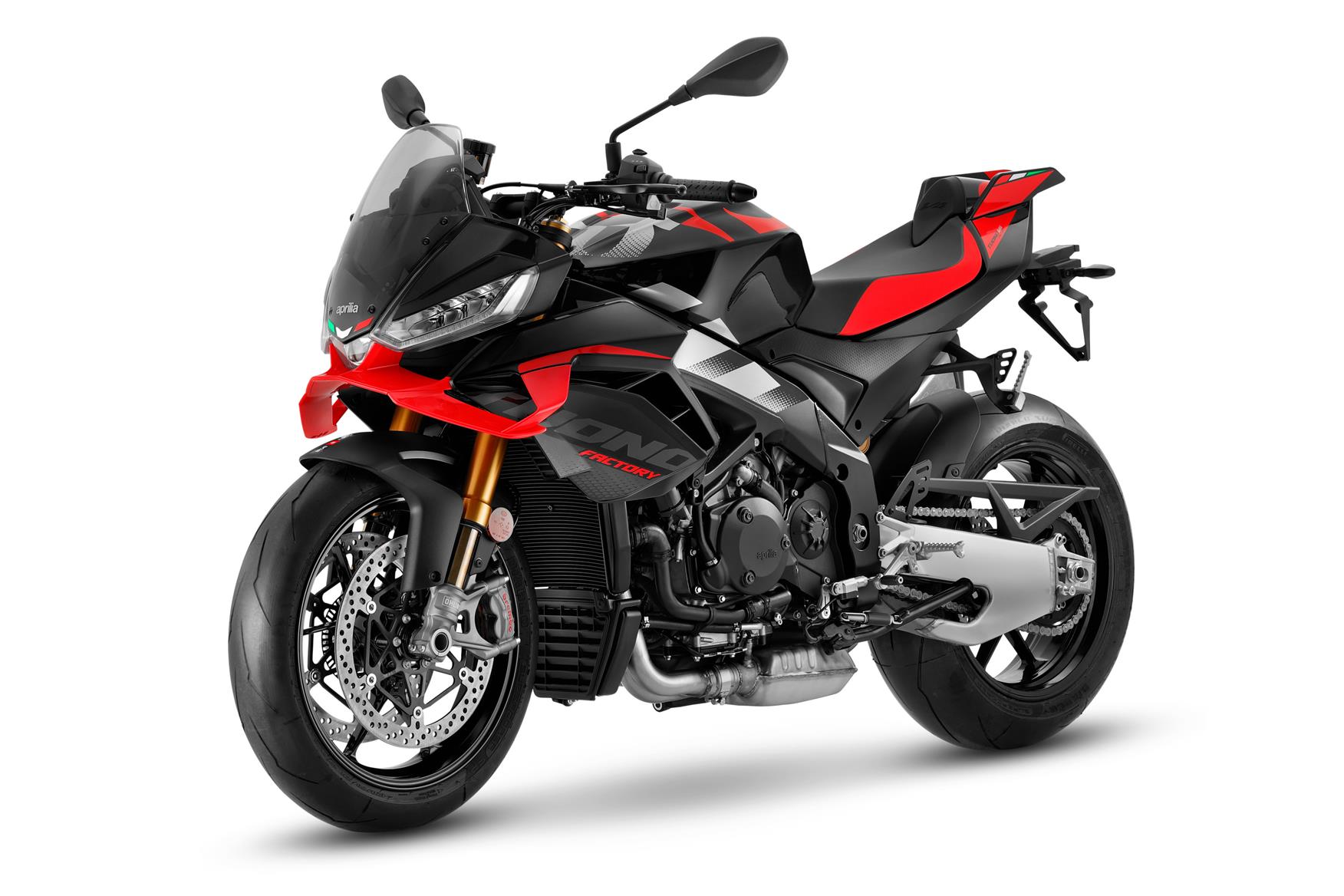 Aprilia Tuono V4 super-nakeds get capacity boost for 2025