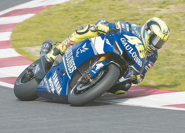 Rossi tops first practice
