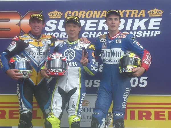 Haga takes second race