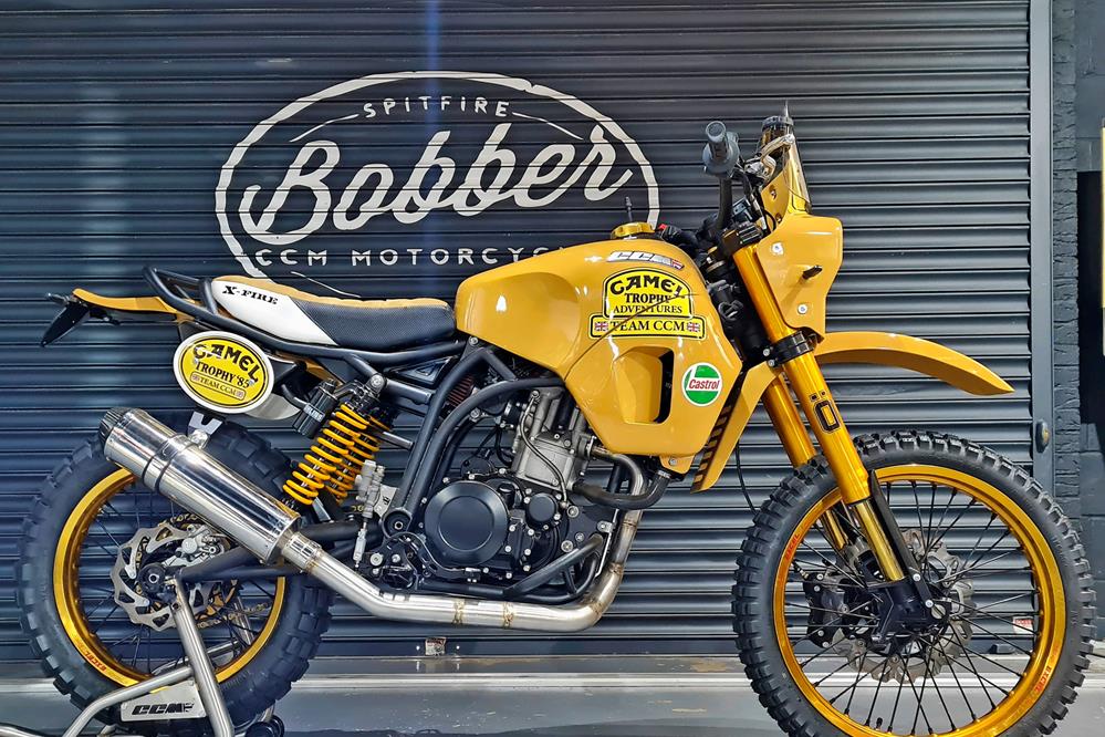 CCM ‘Project X’ adventure retro teased at Motorcycle Live