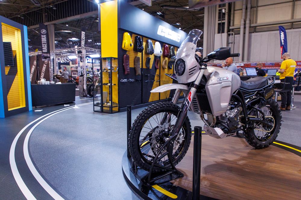 CCM ‘Project X’ adventure retro teased at Motorcycle Live