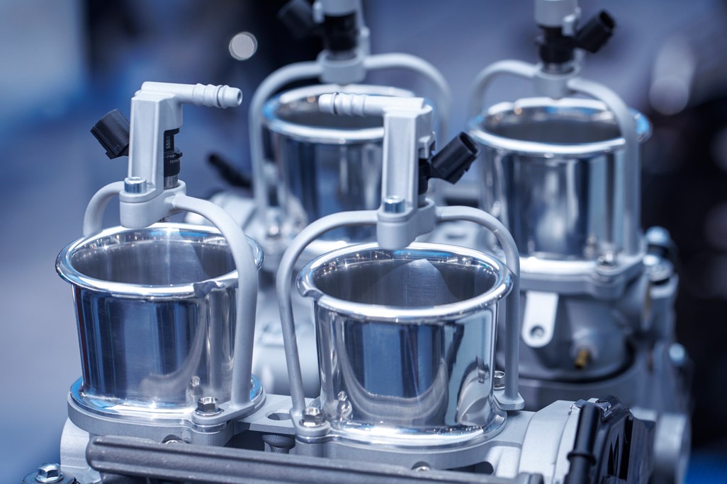 CFMoto tease superbike plans with new V4 engine concept