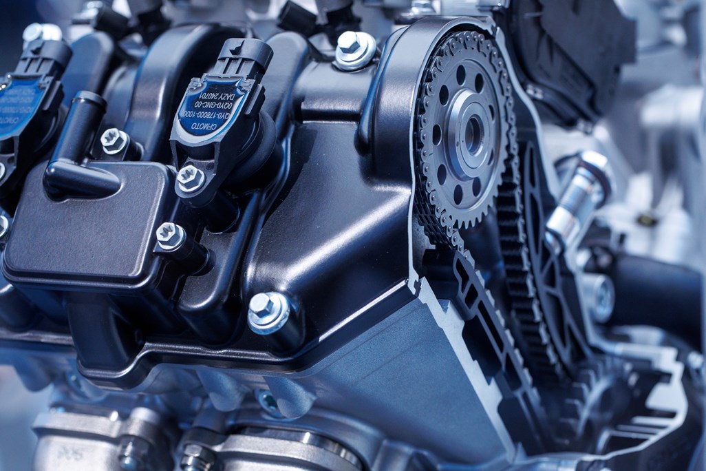 CFMoto tease superbike plans with new V4 engine concept