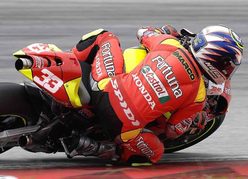 Melandri tops 1st day