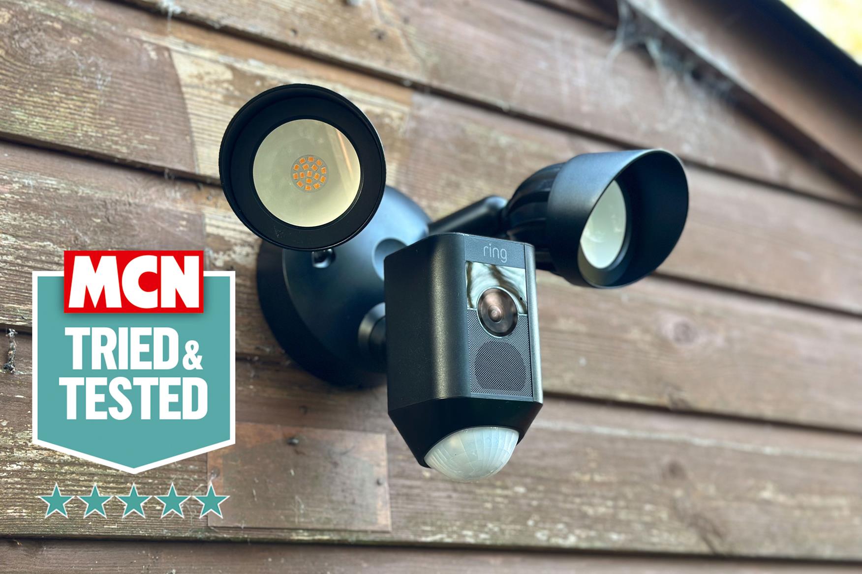 Ring Floodlight Cam Wired Plus review gets five stars
