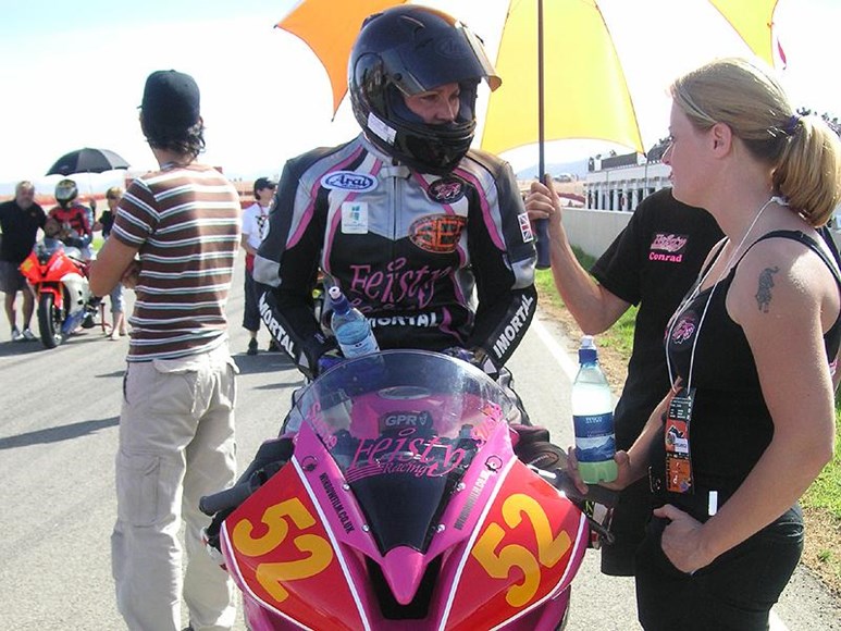 Feisty lady races Europe