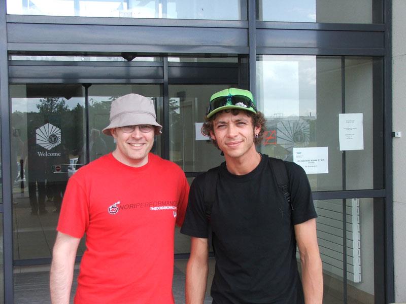 Bumping into Rossi at Le Mans airport | MCN