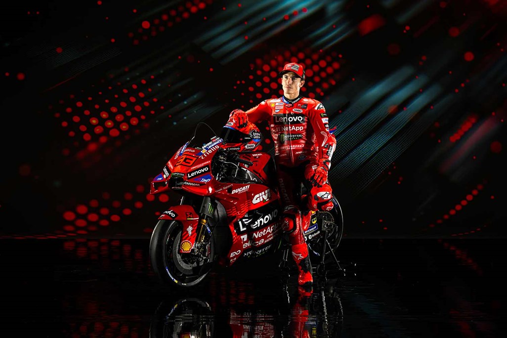MotoGP: Pecco Bagnaia and Marc Marquez unveil 2025 Ducati Lenovo livery