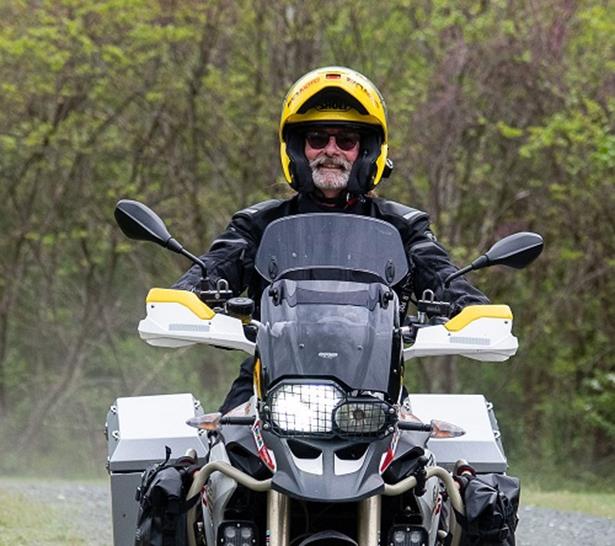 Charley Boorman at Devitt Insurance MCN London Motorcycle Show